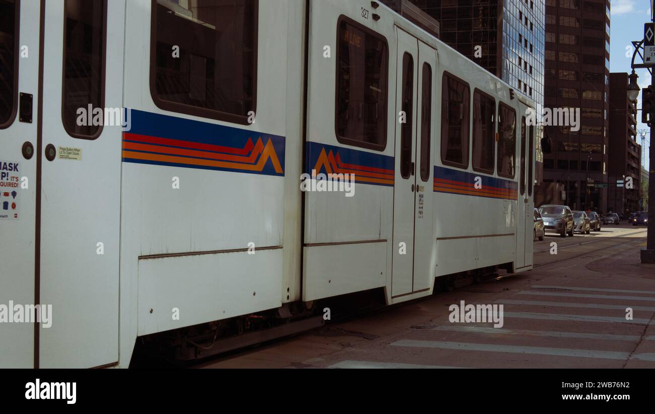 Colorado RTD Train Stock Photo - Alamy