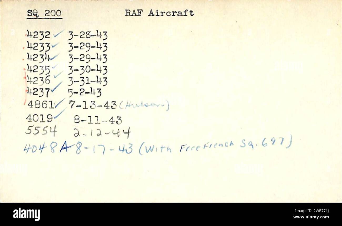 -Foreign Aviation- Royal Air Force (RAF Stock Photo - Alamy