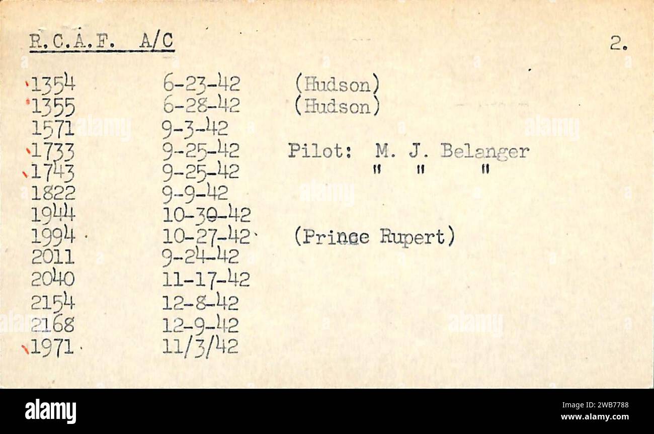 -Foreign Aviation- Royal Canadian Air Force (RCAF Stock Photo - Alamy