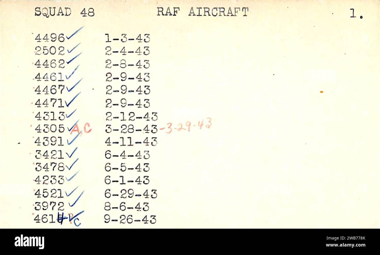 -Foreign Aviation- Royal Air Force (RAF Stock Photo - Alamy