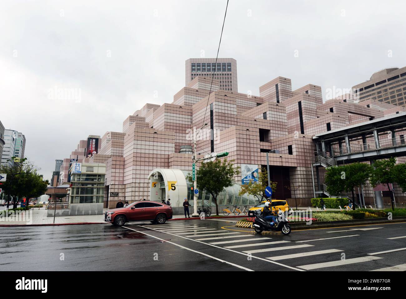 Taipei World Trade Center convention center on Xinyi Road in Taipei ...