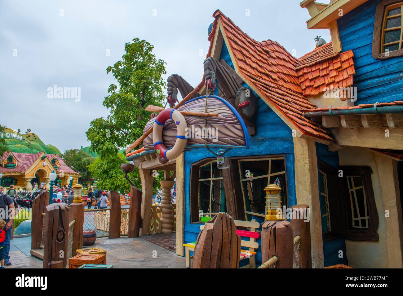 Goofy's house at Toontown in Disneyland Park in Anaheim, California CA ...