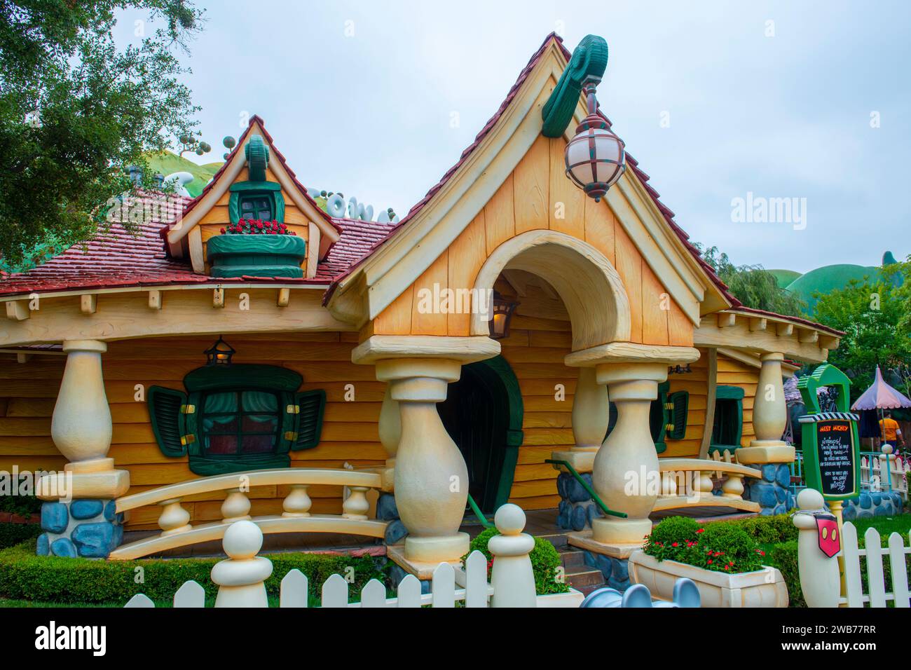 Mickey's House at Toontown in Disneyland Park in Anaheim, California CA ...