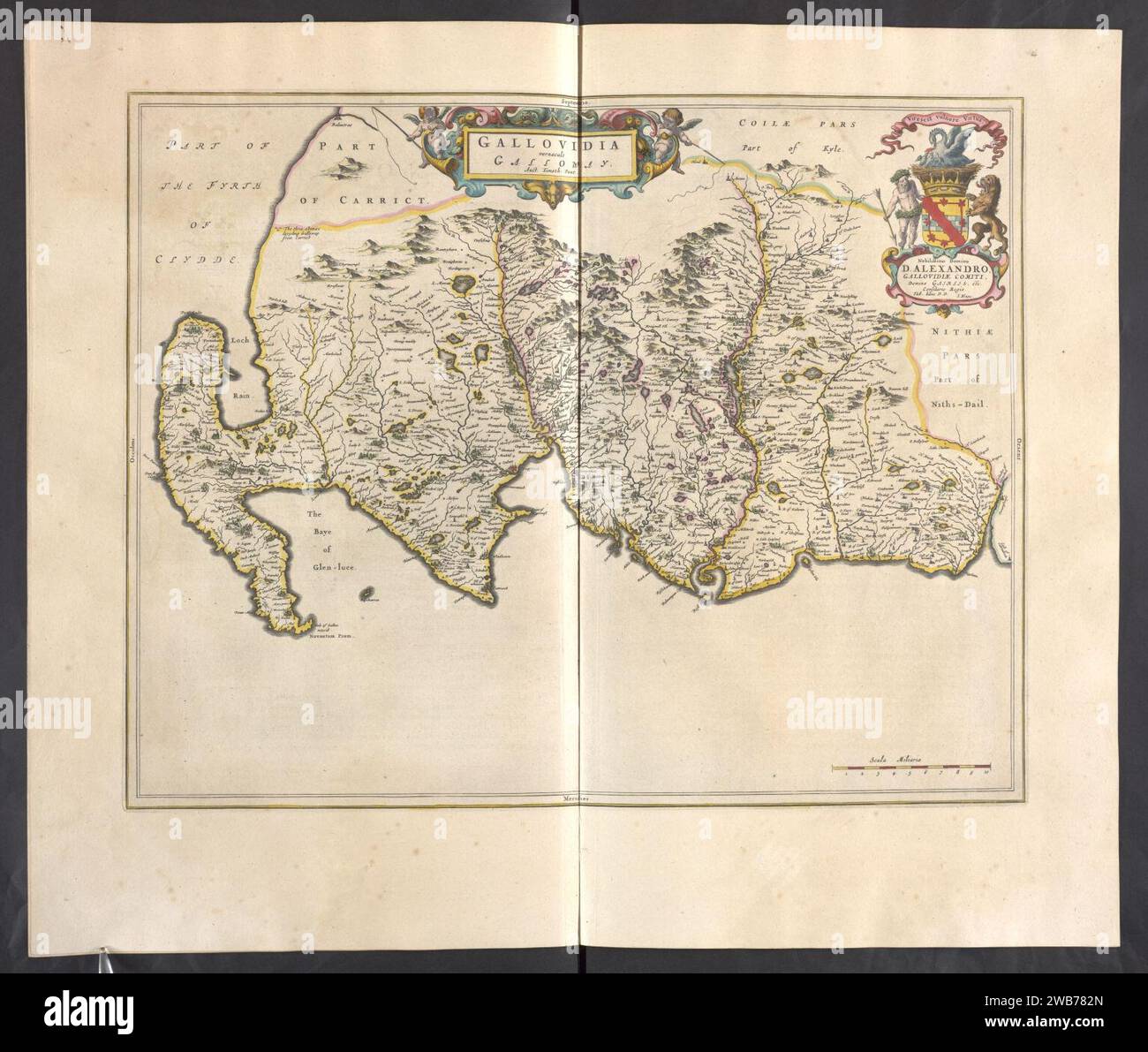 Map of galloway hi-res stock photography and images - Alamy