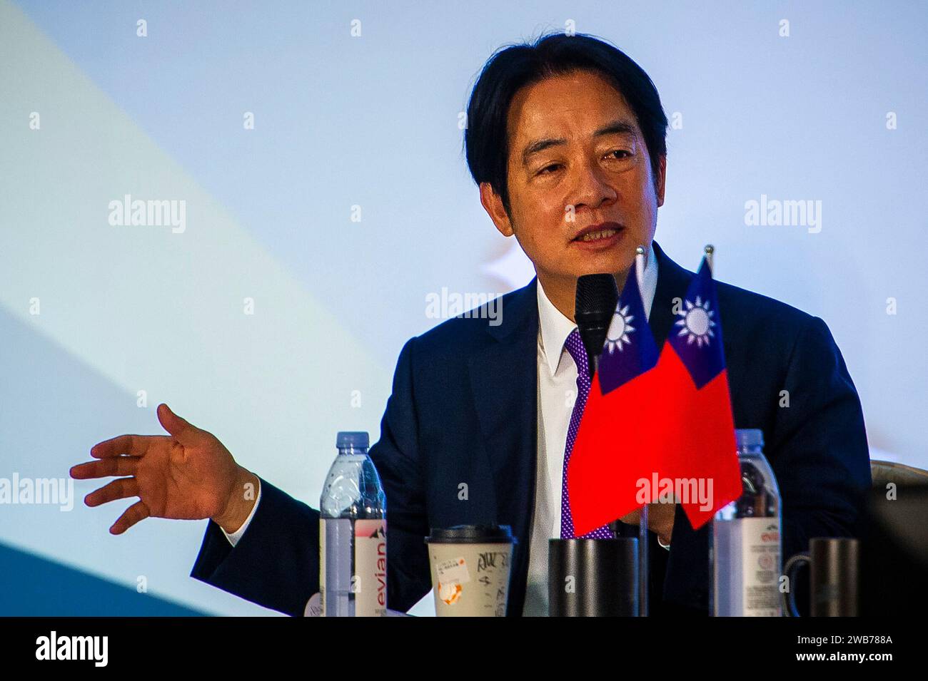 Taipei. 09th Jan, 2024. Taiwan Vice President and Democratic ...