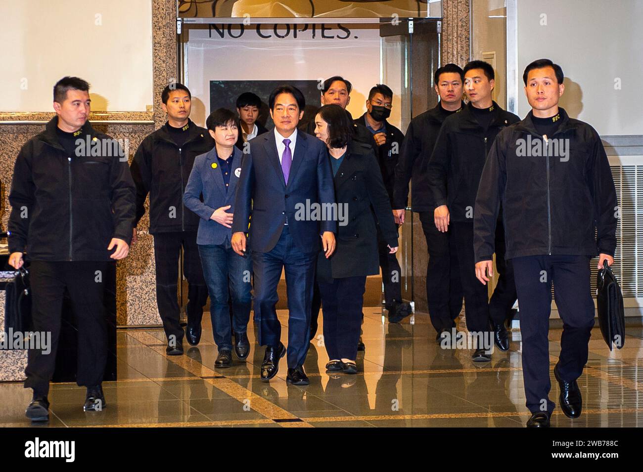 Taipei. 09th Jan, 2024. Taiwan Vice President and Democratic ...