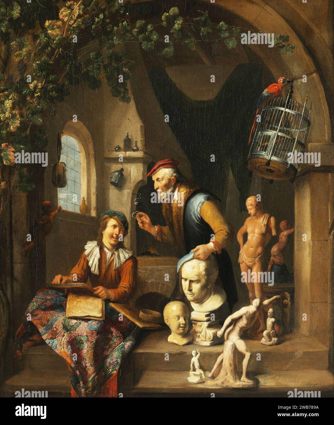 Gerard Thomas - Artist's studio Stock Photo - Alamy