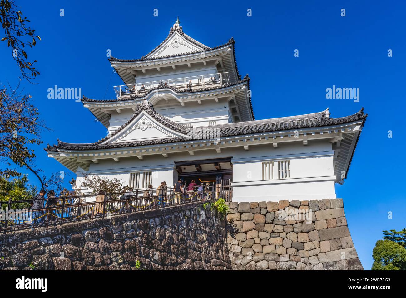 Hojo Castle Odawara Kanagawa Japan. Hojo Clan controlled castle to 1590 ...