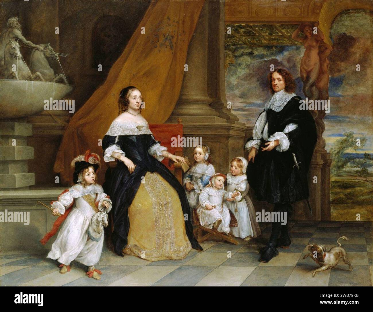 The family of jan baptista anthoine hi-res stock photography and images ...