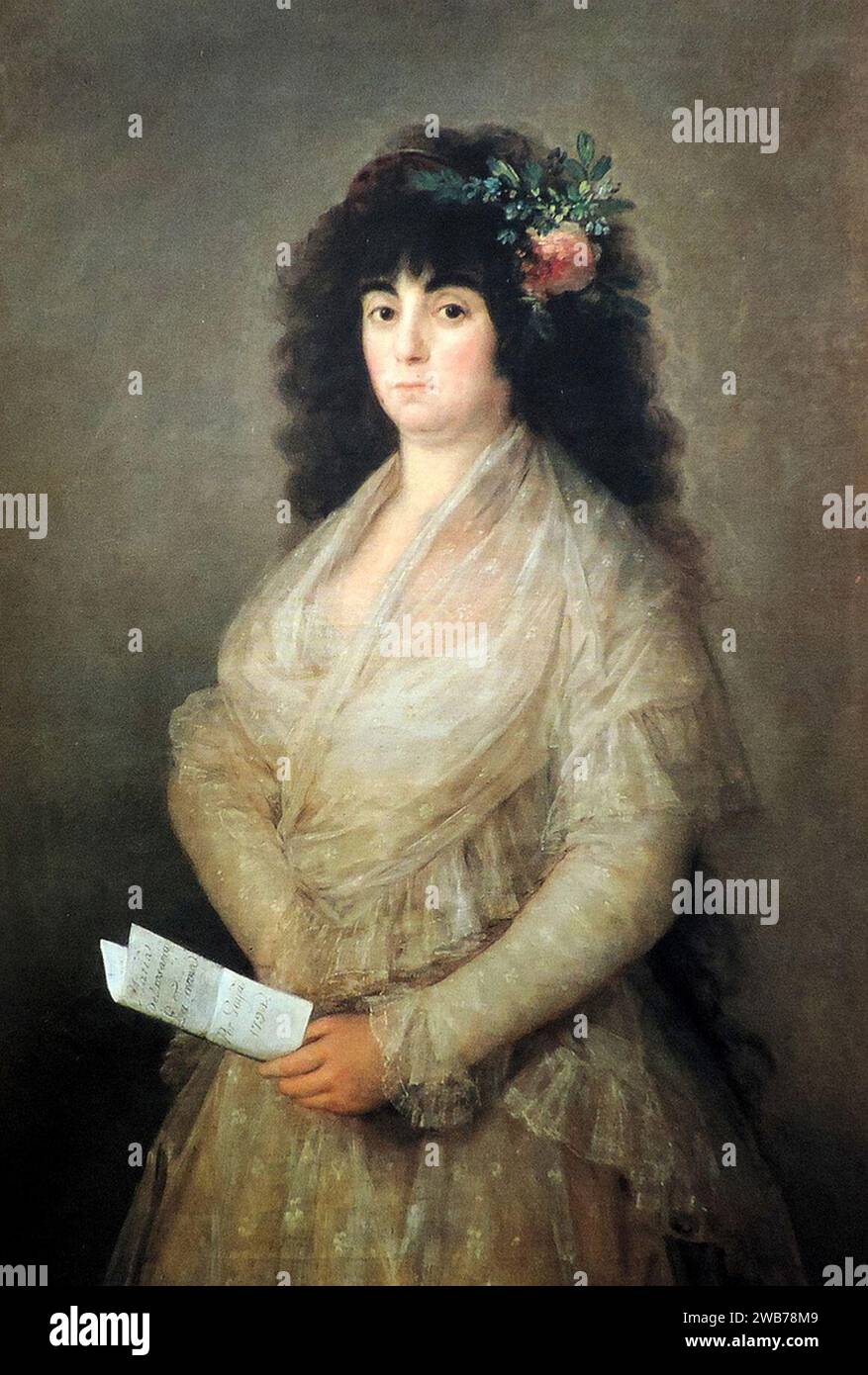 Goya Maria del Rosario Fernandez La Tirana 1794 Stock Photo - Alamy