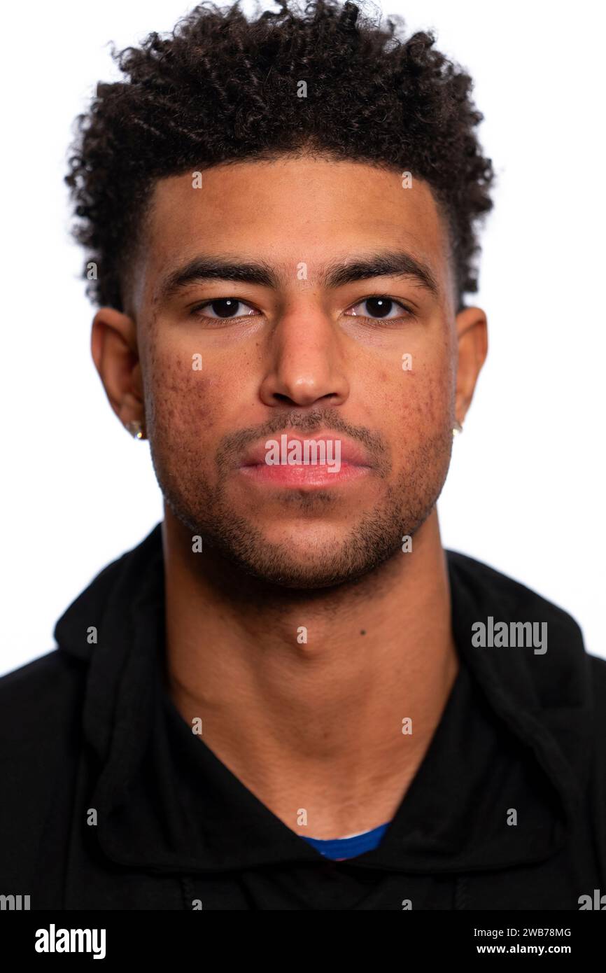 Quentin Grimes poses for a portrait on October 2, 2023 in New York City ...
