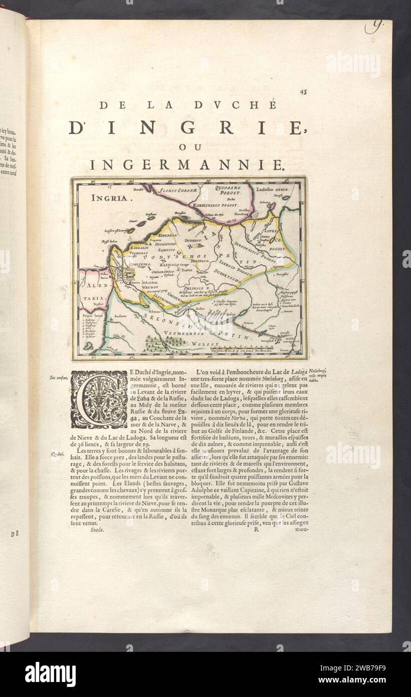 Ingria map hi-res stock photography and images - Alamy