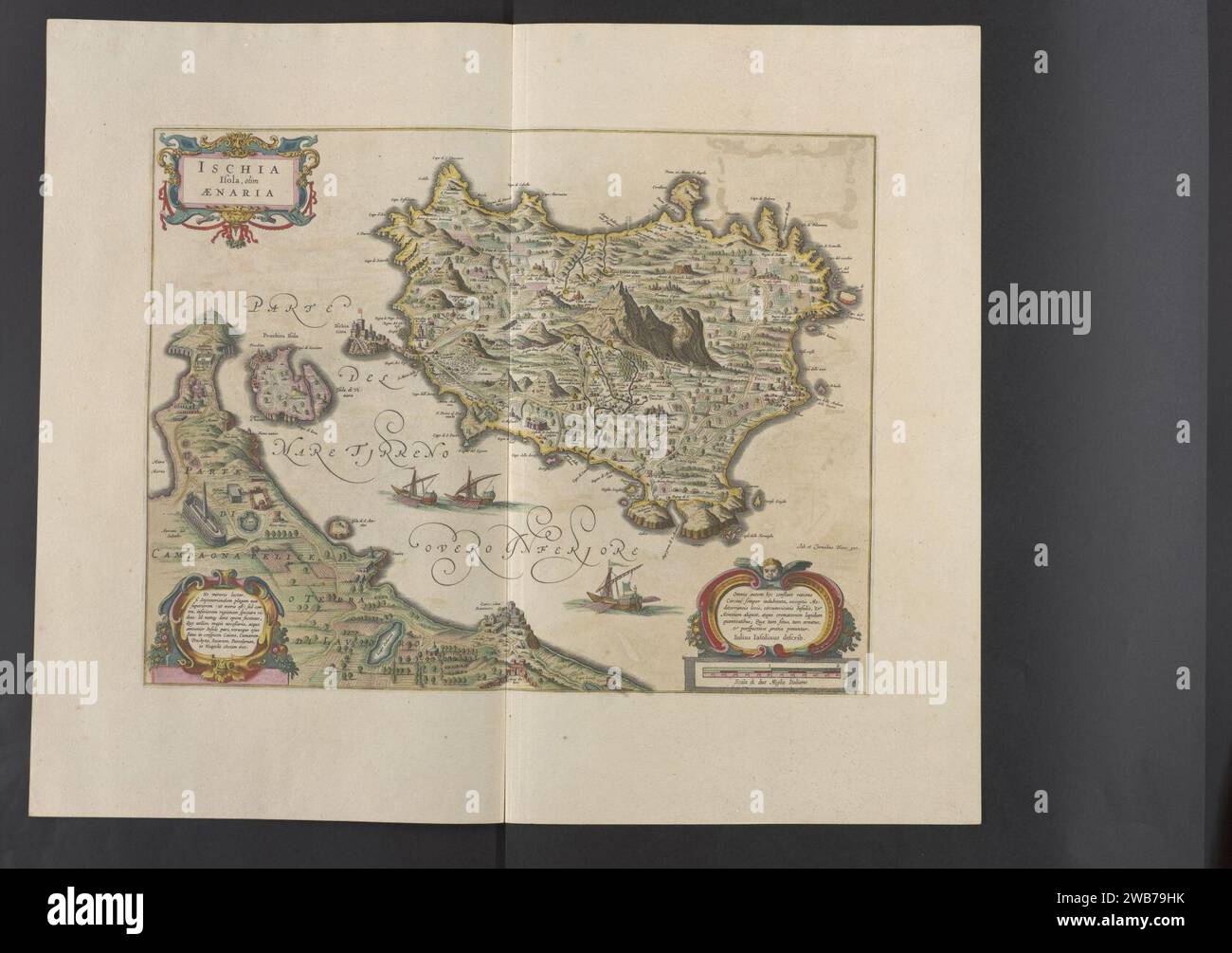 Ischia map hi-res stock photography and images - Alamy