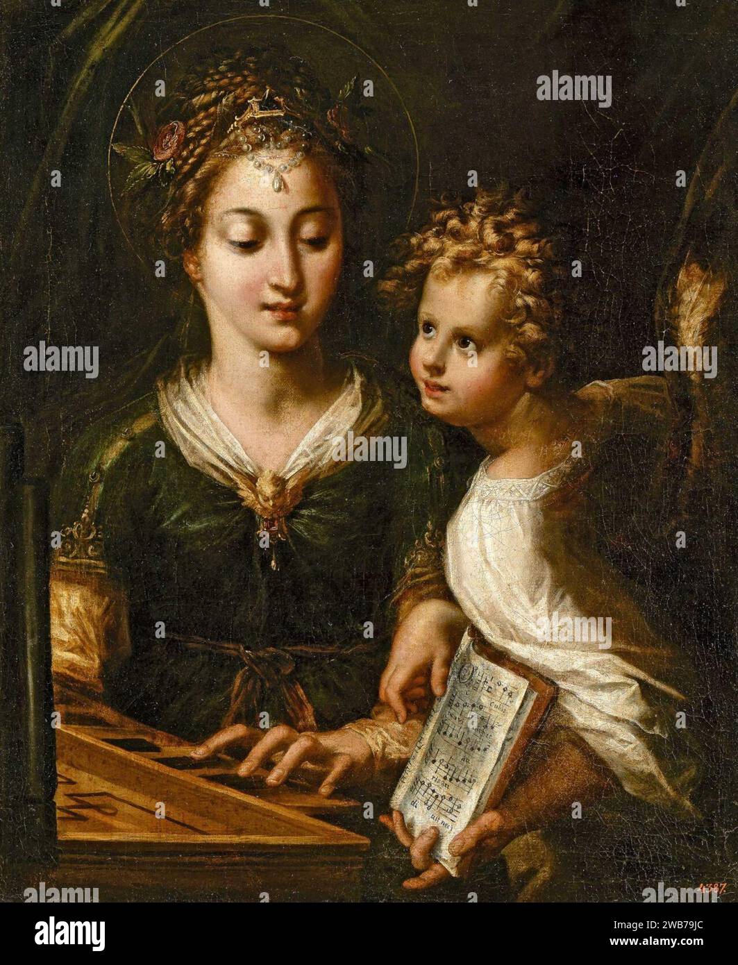 Italian St. Cecilia Stock Photo - Alamy