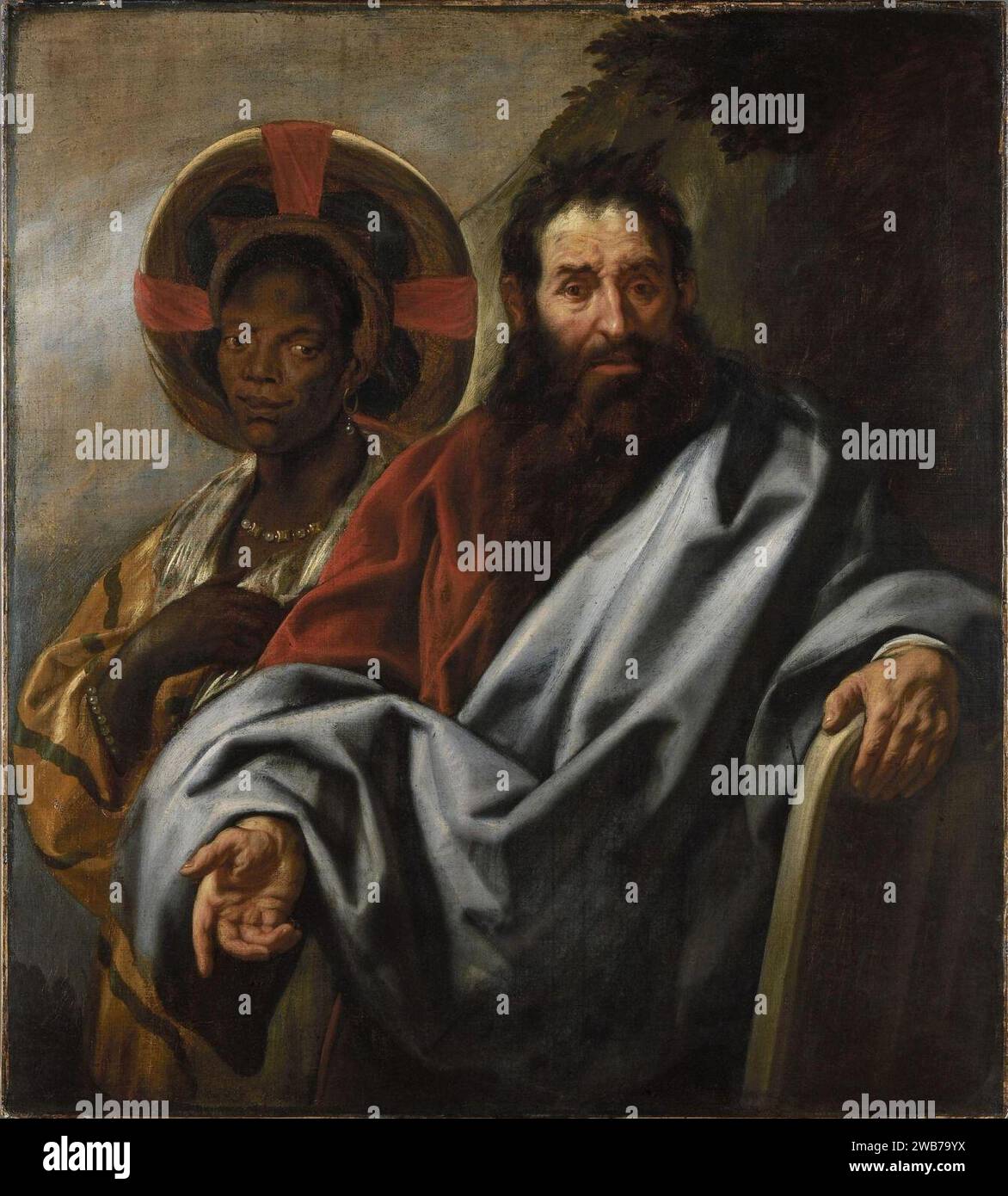 Jacob Jordaens - Moses and his Ethiopian wife Sephora Stock Photo - Alamy