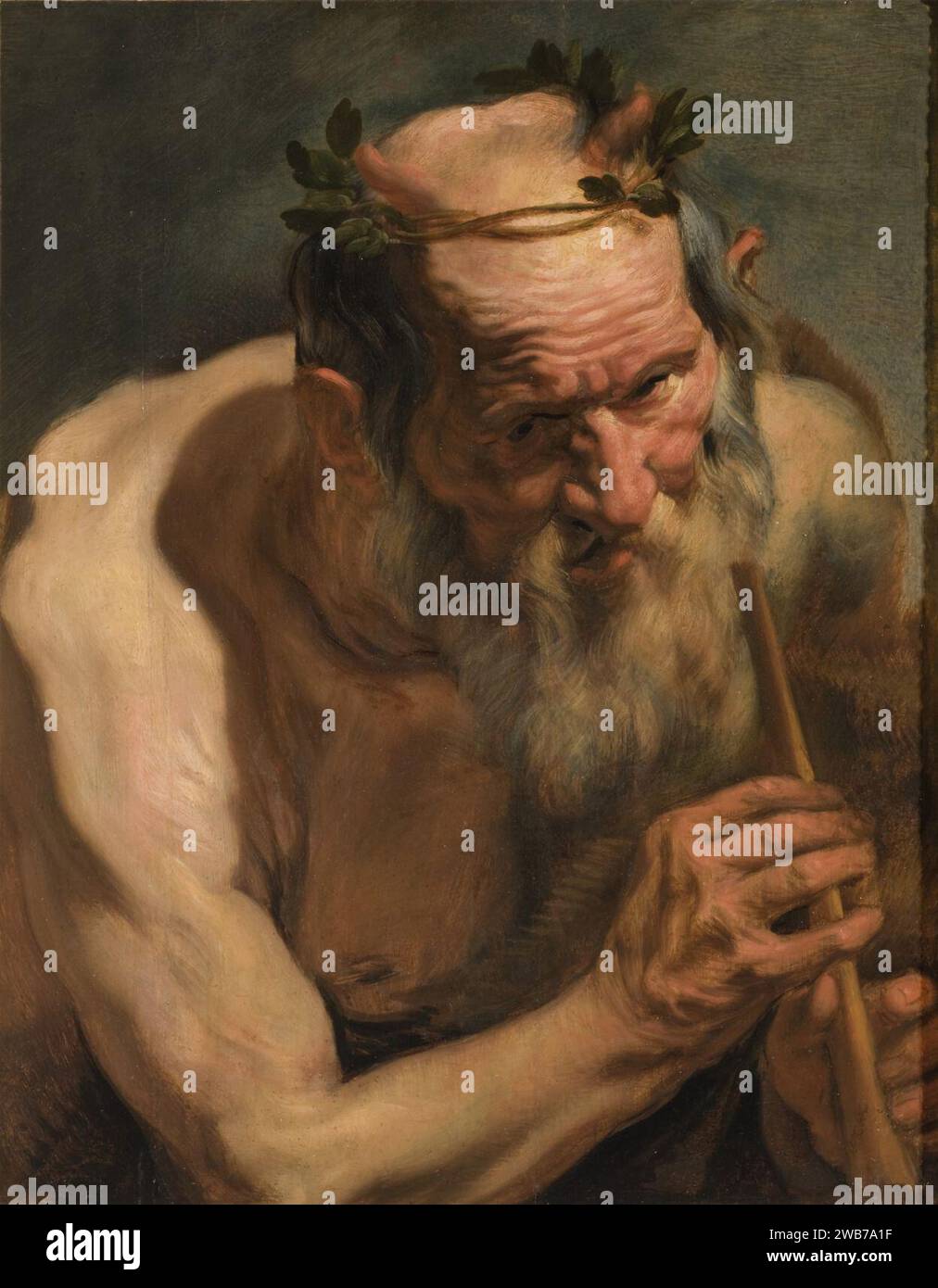 Old satyr holding hi-res stock photography and images - Alamy