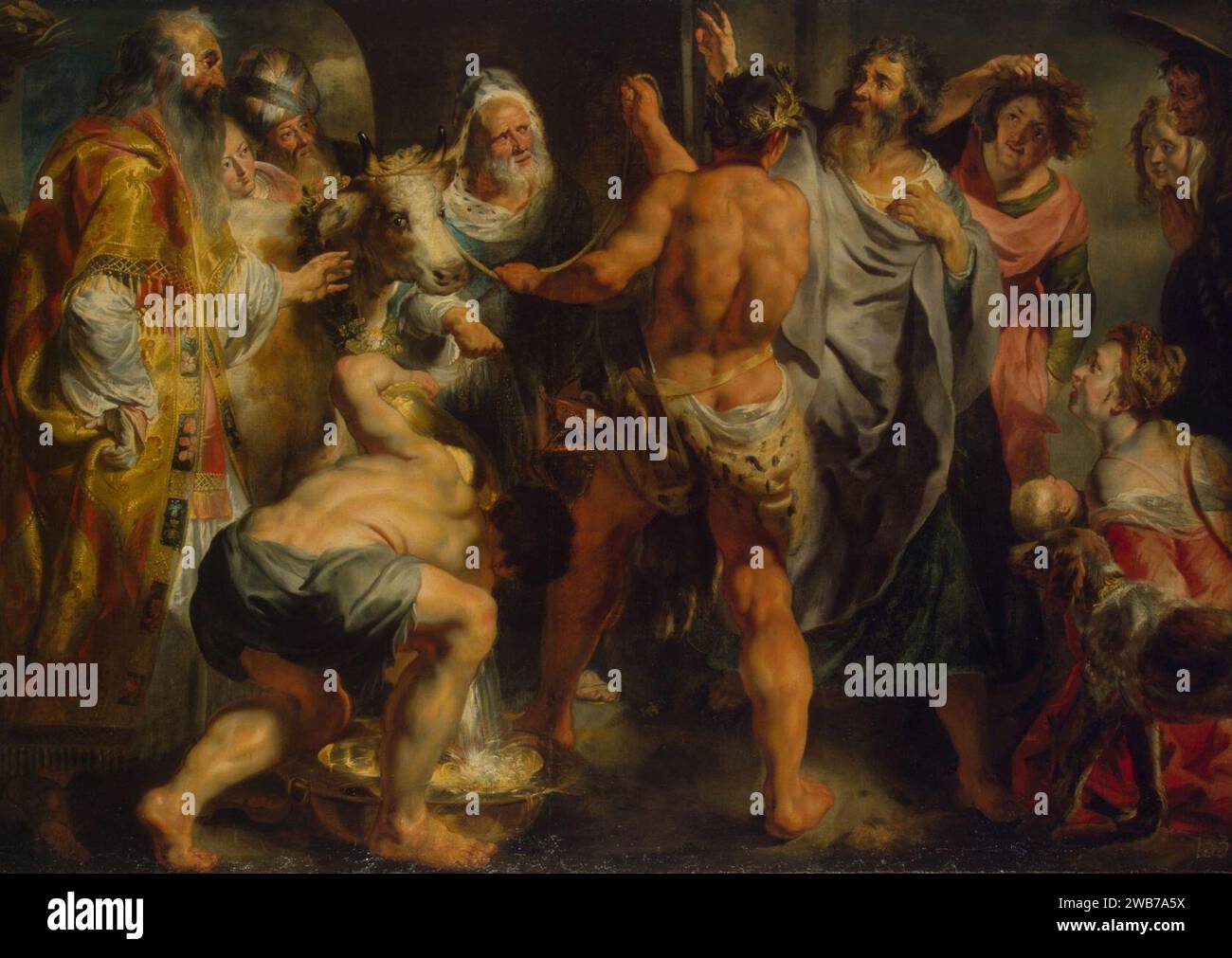 Jacob Jordaens (I) - Paulus en Barnabas te Lystra (Hand.14-16-18 Stock Photo - Alamy