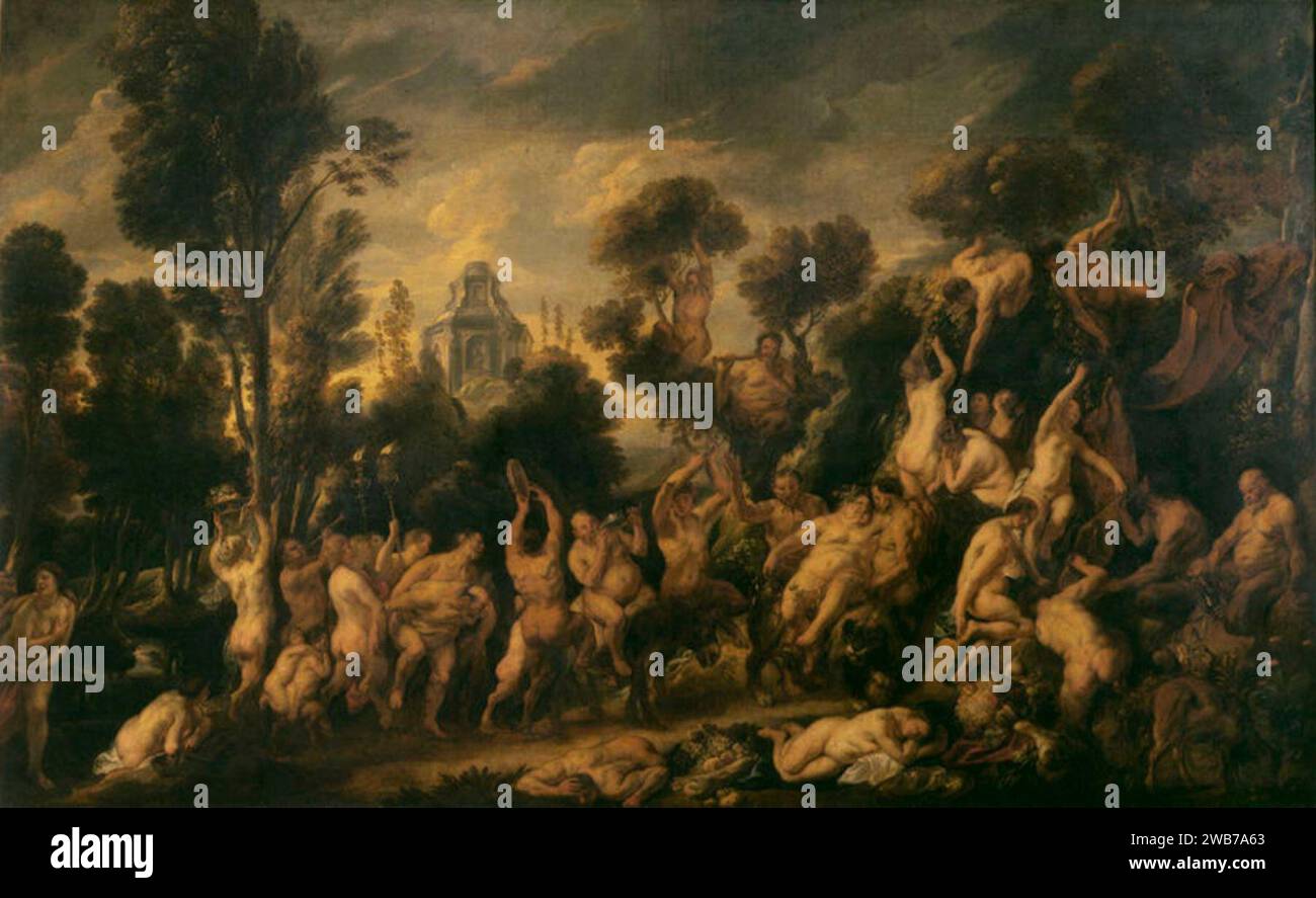 Jacob Jordaens (I) - The Triumph of Bacchus Stock Photo - Alamy