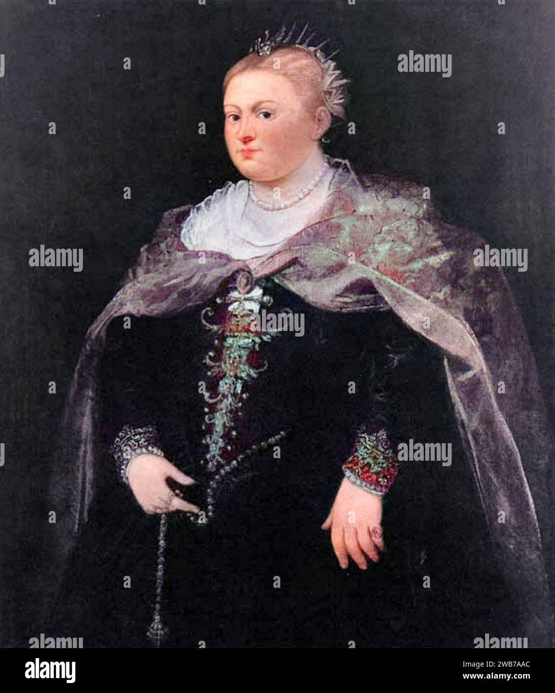 Jacopo Tintoretto - Portrait of a lady Stock Photo - Alamy