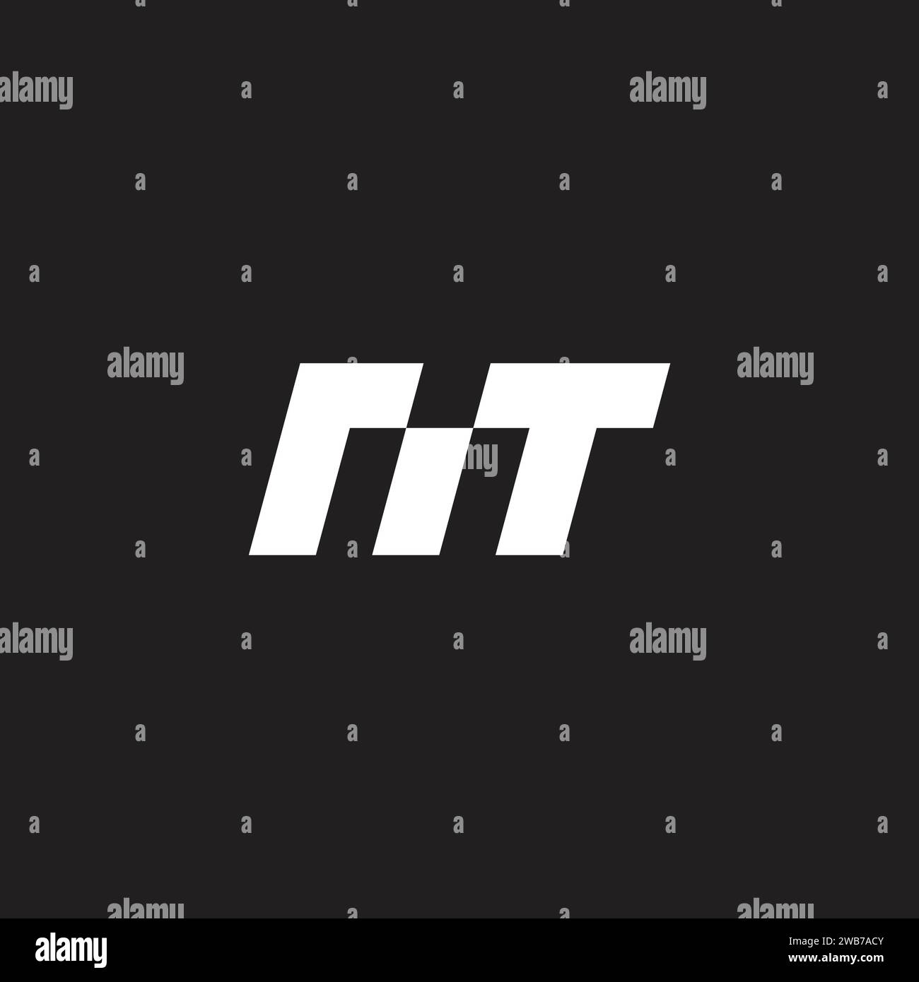 letter mt stripe geometric font logo vector Stock Vector Image & Art ...