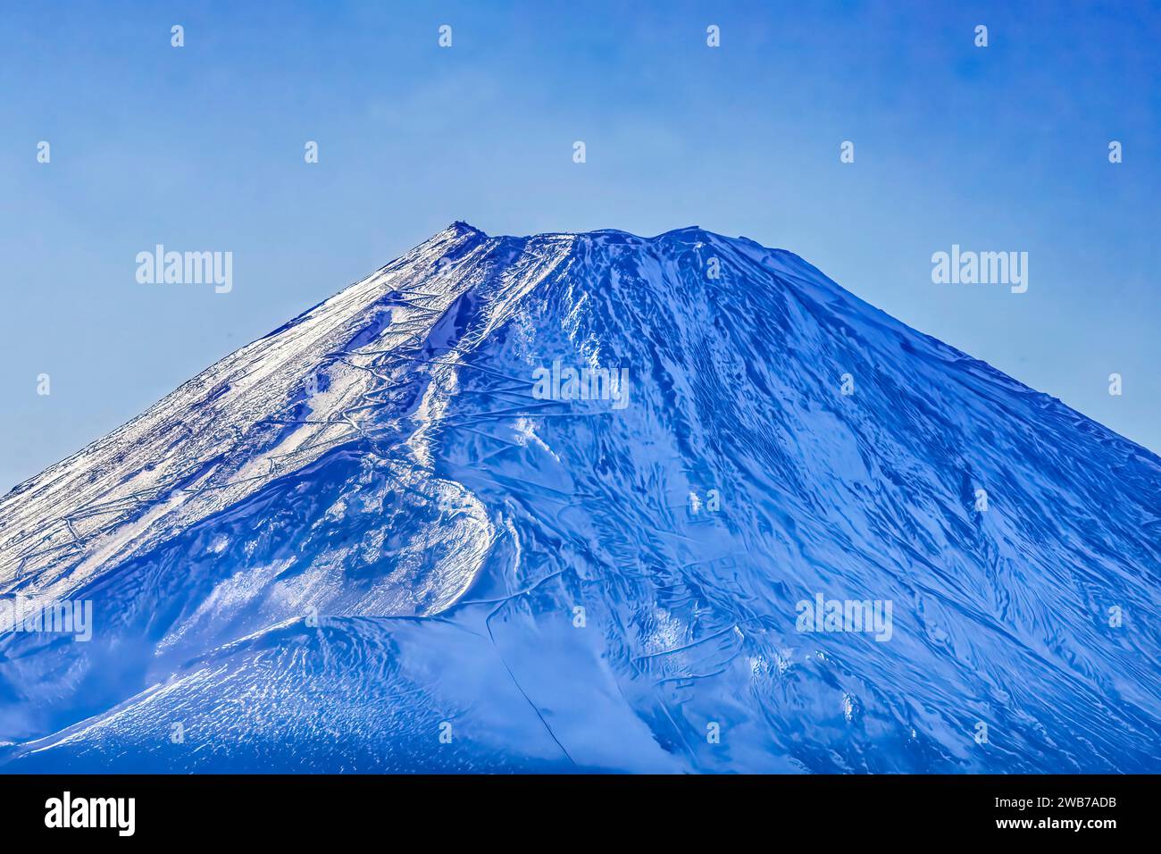 Colorful Snowy Mount Fuji Mountain Hakone Kanwagawa Japan. Last ...