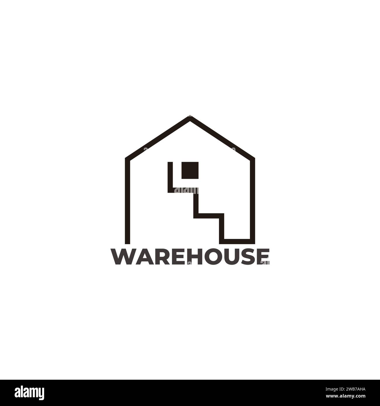 Warehouse with staircase Cut Out Stock Images & Pictures - Alamy