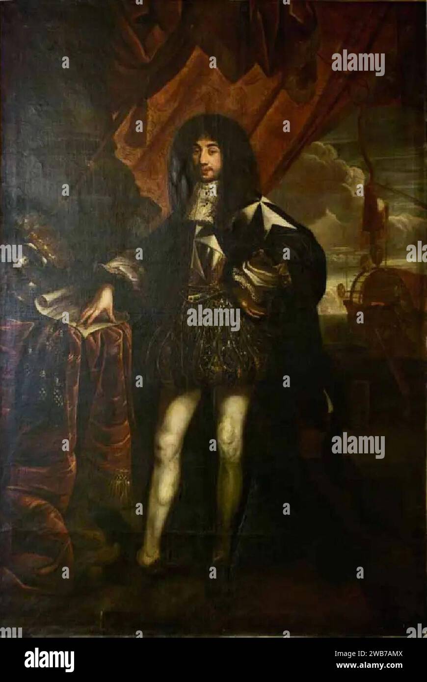 Jan de Herdt - Portrait of Franz Augustin von Waldstein as a Knight of ...