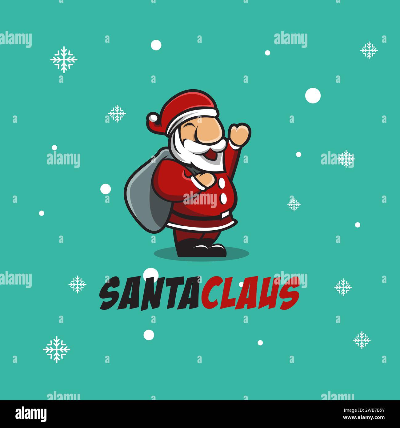 Santa claus logo hi-res stock photography and images - Alamy