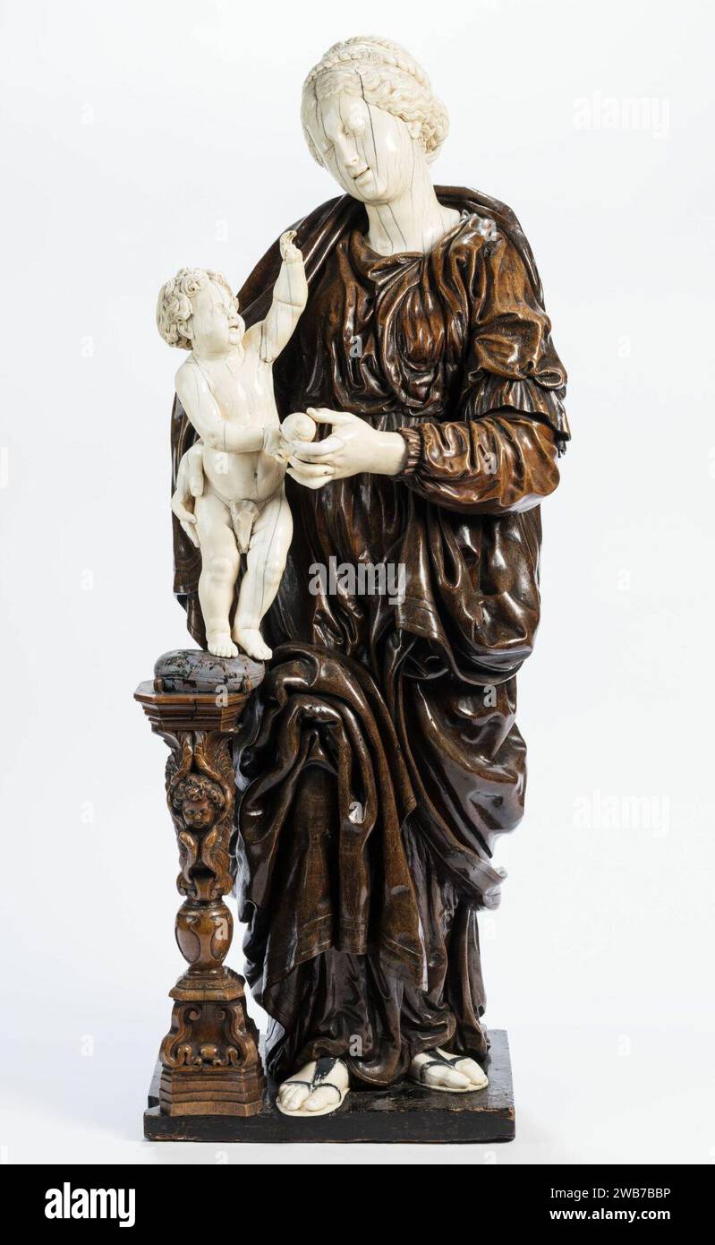 Jan-Lucas Faydherbe - Virgin and Child known as Our Lady of the Rosary ...