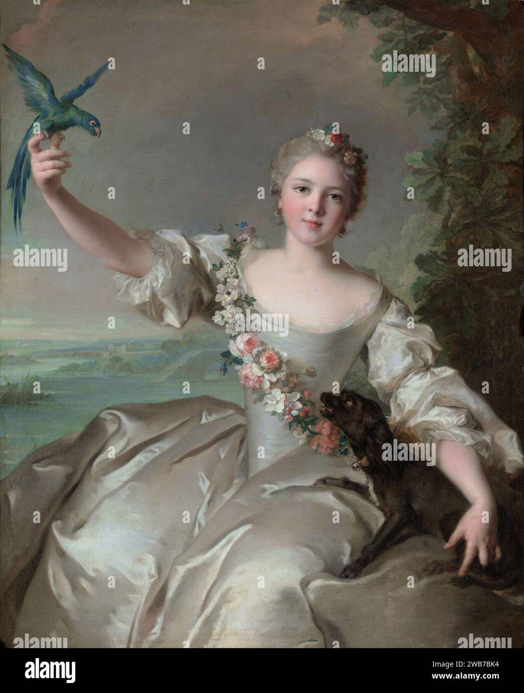 Jean-Marc Nattier - Portrait de Françoise-Renée de Carbonnel de Canisy ...