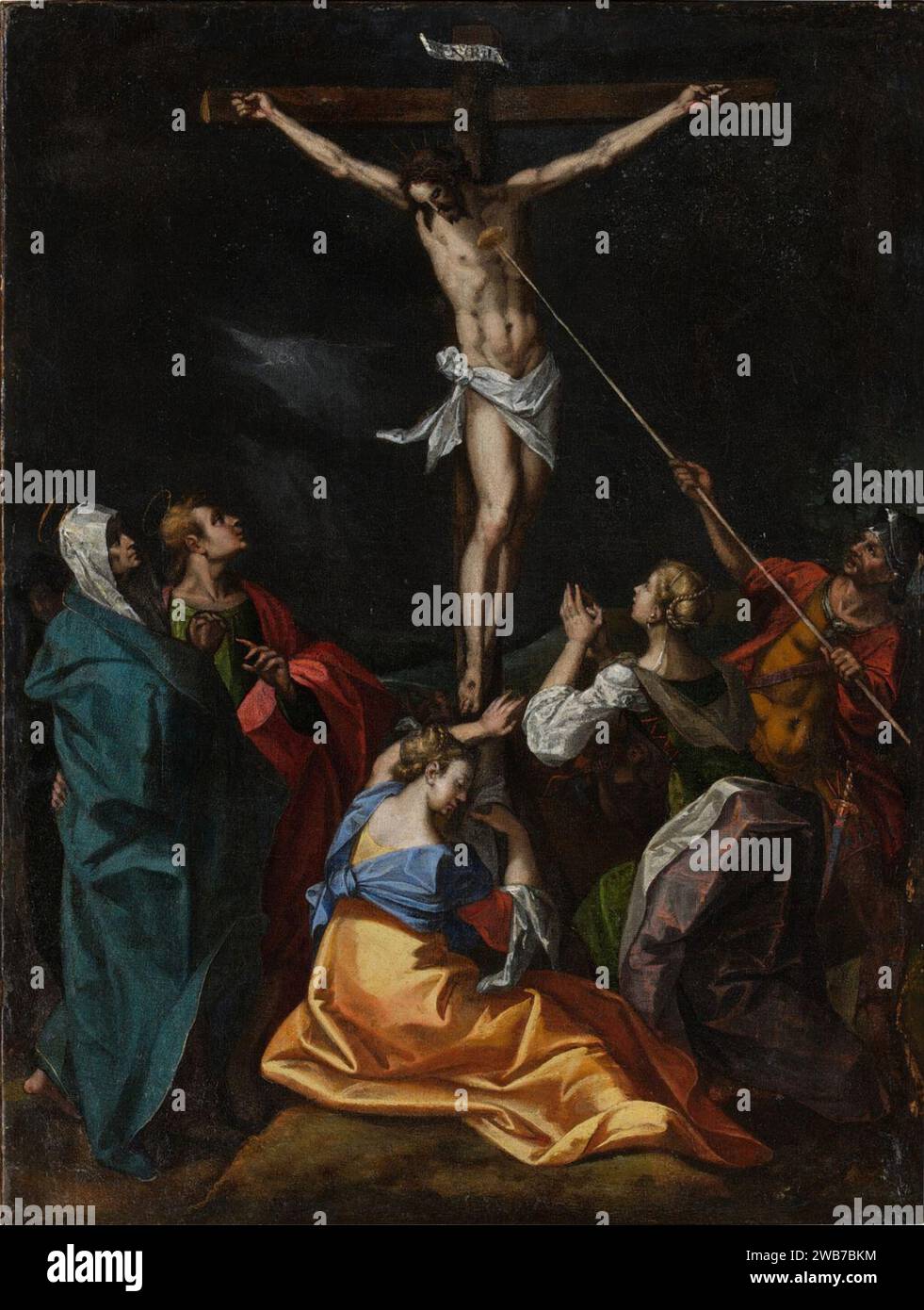 Jeremias van Winghe - The Crucifixion Stock Photo - Alamy