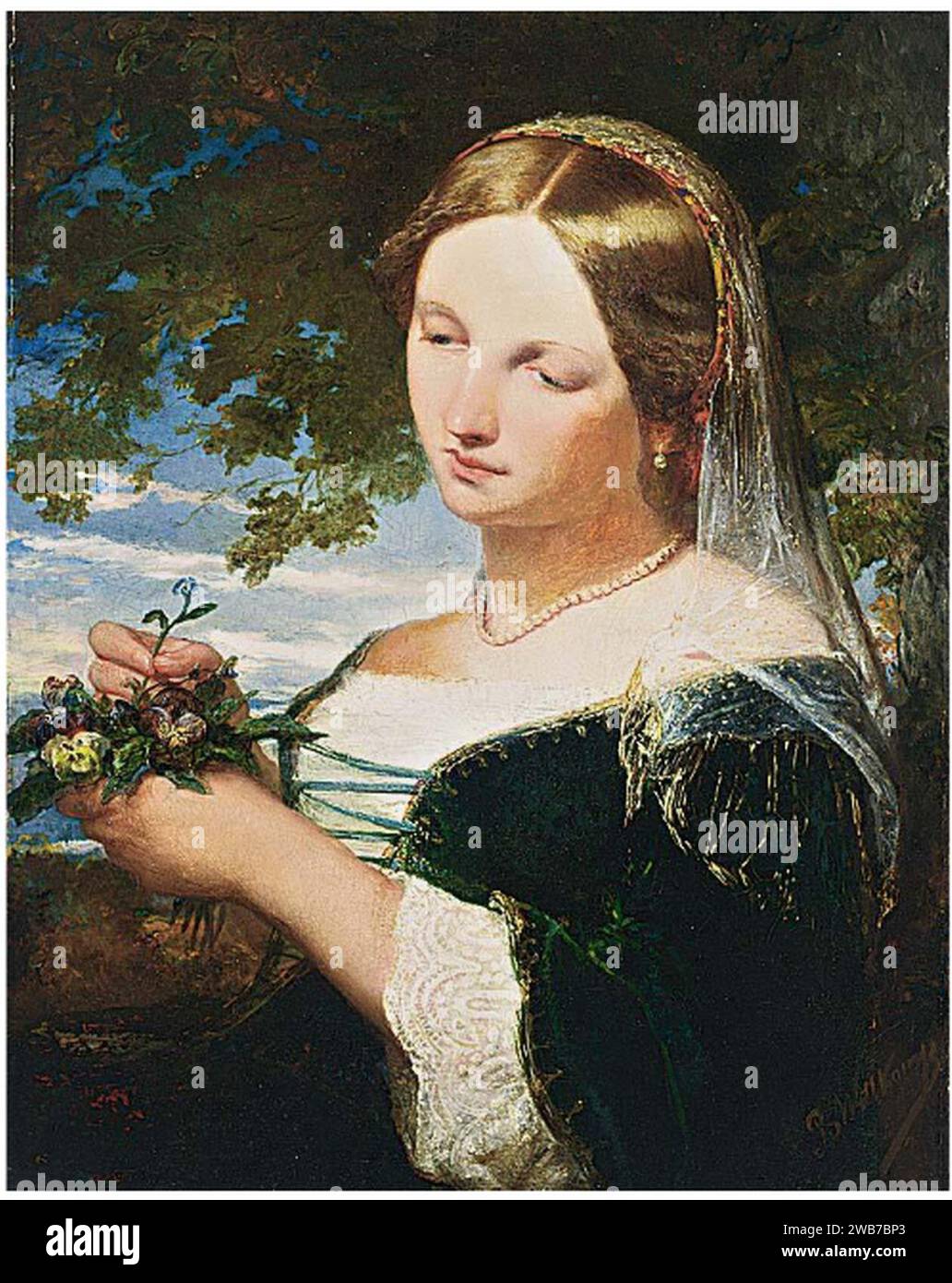 Pious maiden hi-res stock photography and images - Alamy