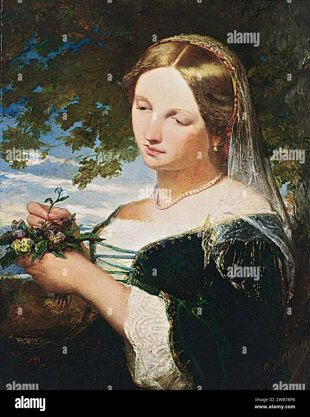Pious maiden hi-res stock photography and images - Alamy