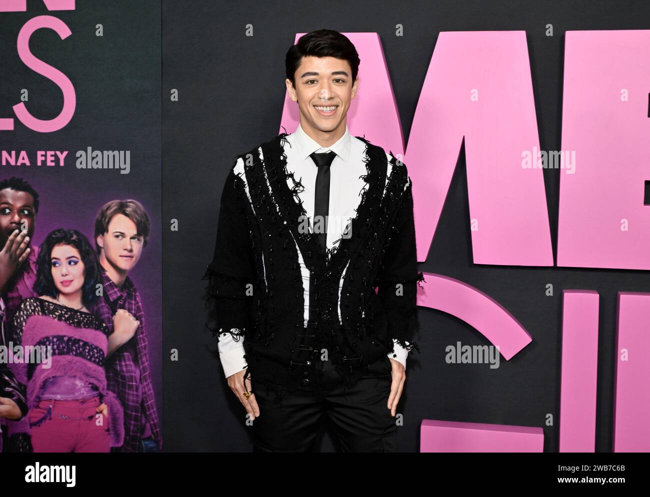 Kyle Hanagami attends the world premiere of "Mean Girls" at AMC Lincoln ...
