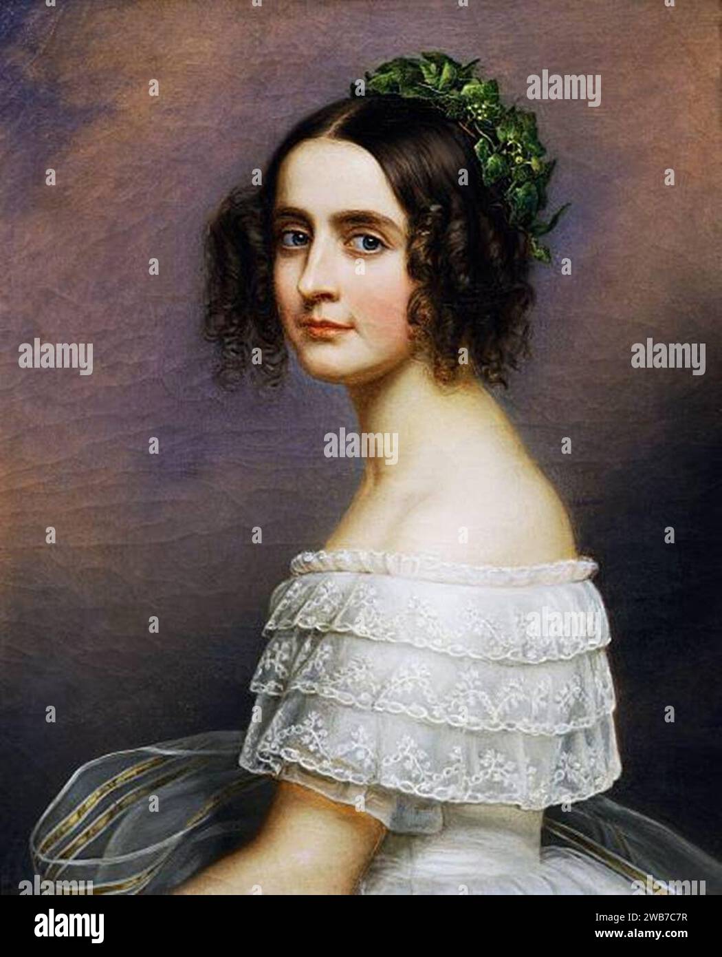 Joseph Stieler - Alexandra Amalia Prinzessin von Bayern, 1845 Stock ...