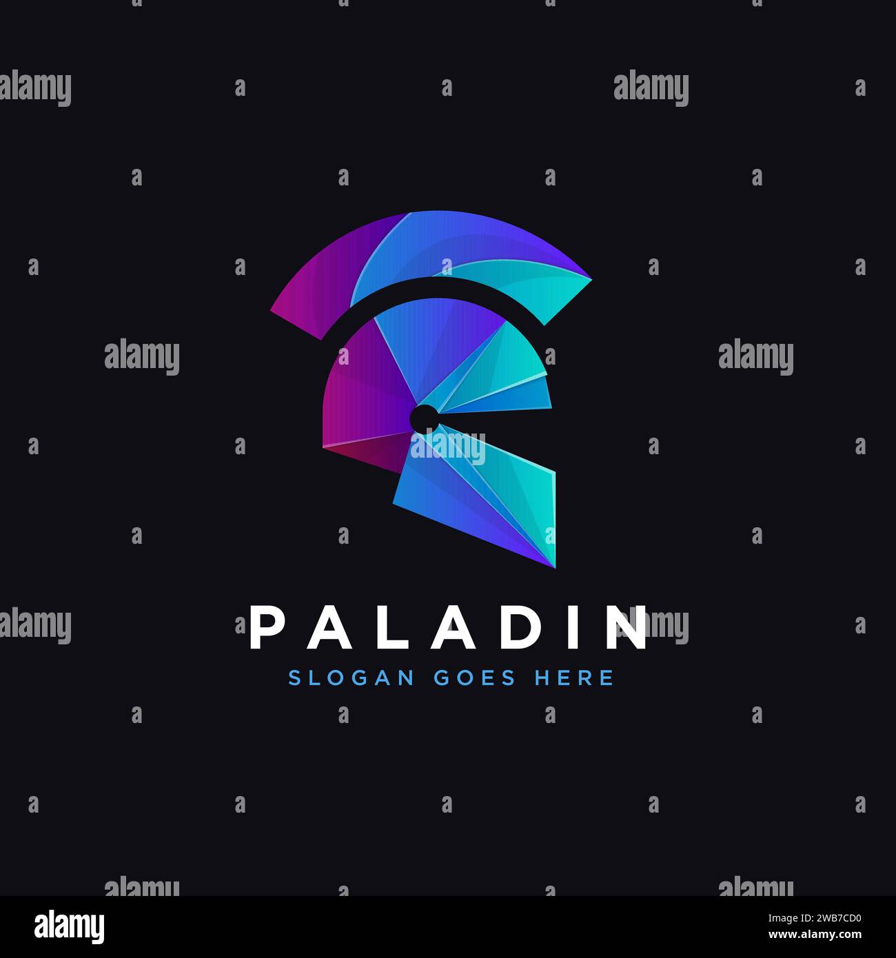 Paladin logo, warrior logo, spartan logo icon inspiration with modern ...
