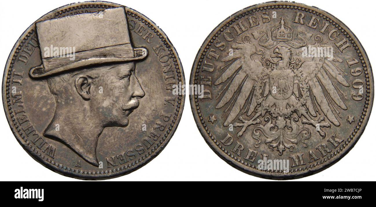 Kaiserreich- Preußen 1909 - Münzkabinett, Berlin - 5481179 Stock Photo ...