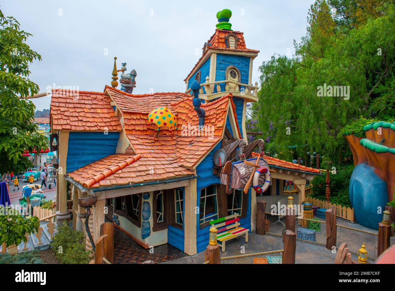 Goofy's house at Toontown in Disneyland Park in Anaheim, California CA ...