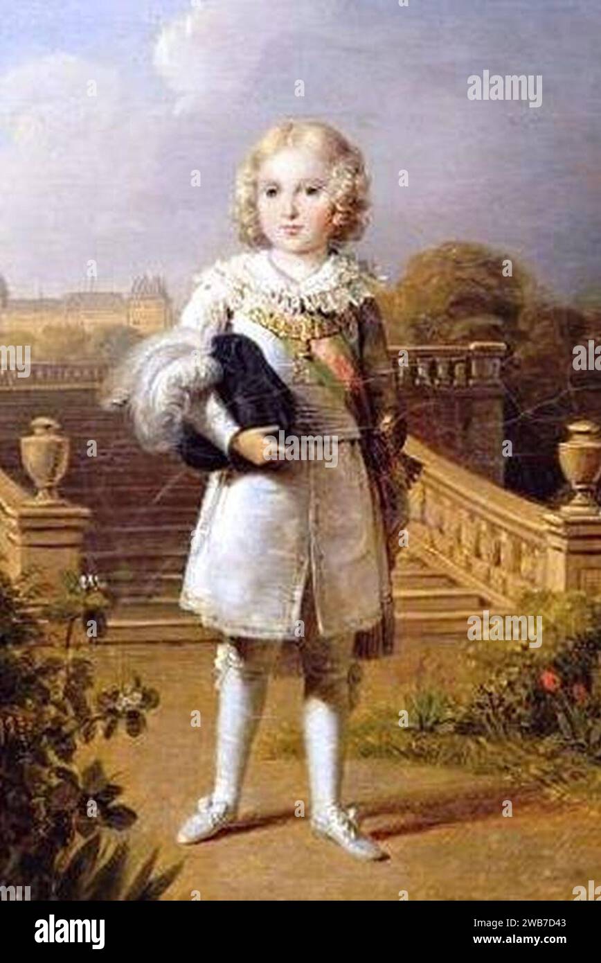 Le Roi de Rome dans le jardin des Tuileries (cropped1 Stock Photo - Alamy