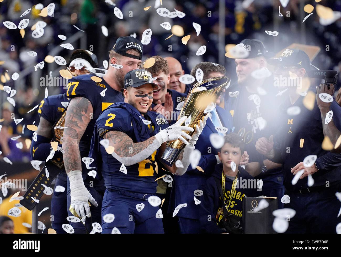 Houston, United States. 08th Jan, 2024. Offensive MVP Michigan ...