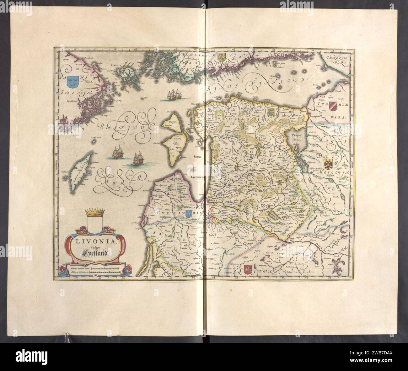 Livonia map hi-res stock photography and images - Alamy