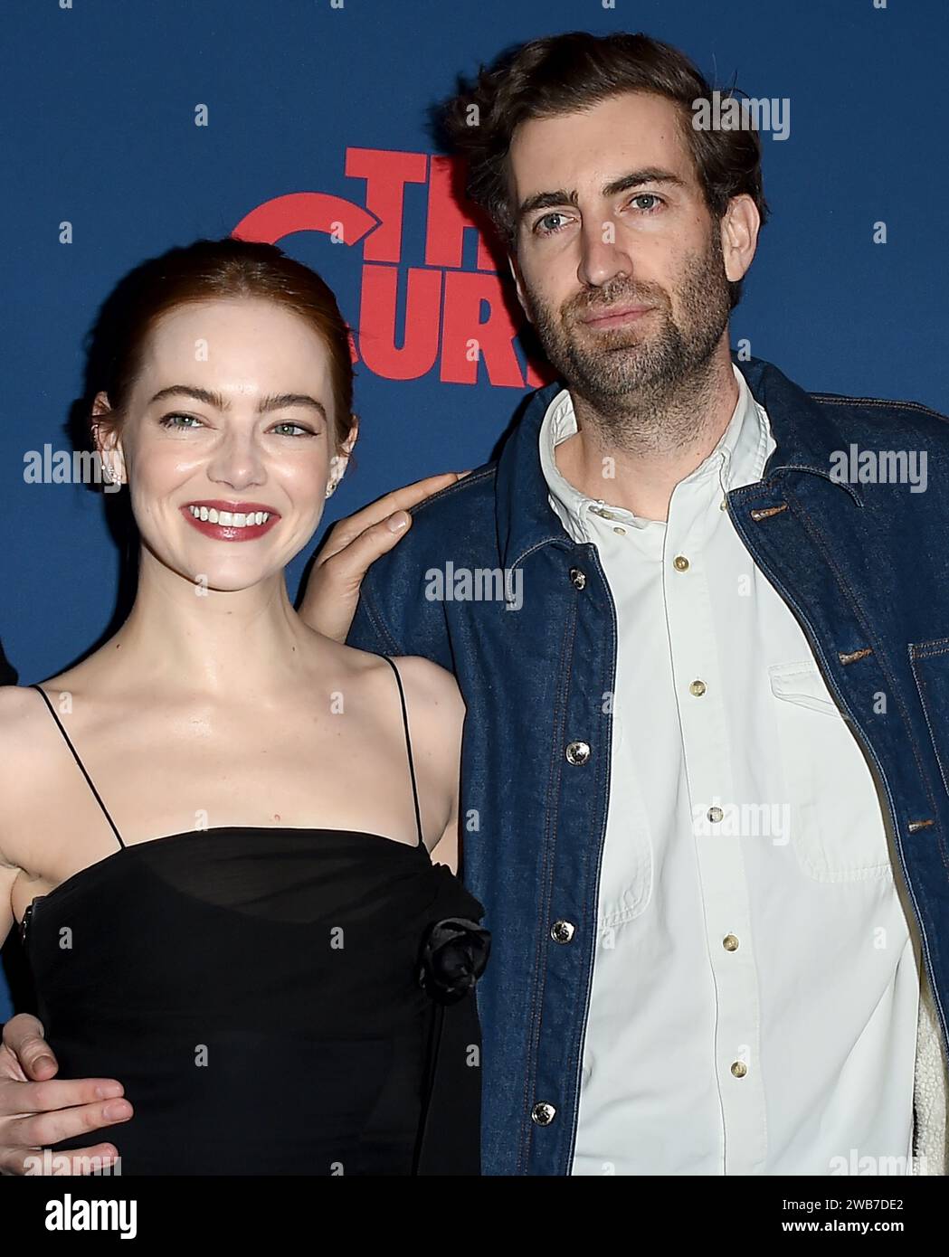 Beverly Hills, USA. 08th Jan, 2024. Emma Stone and Dave McCary arriving ...