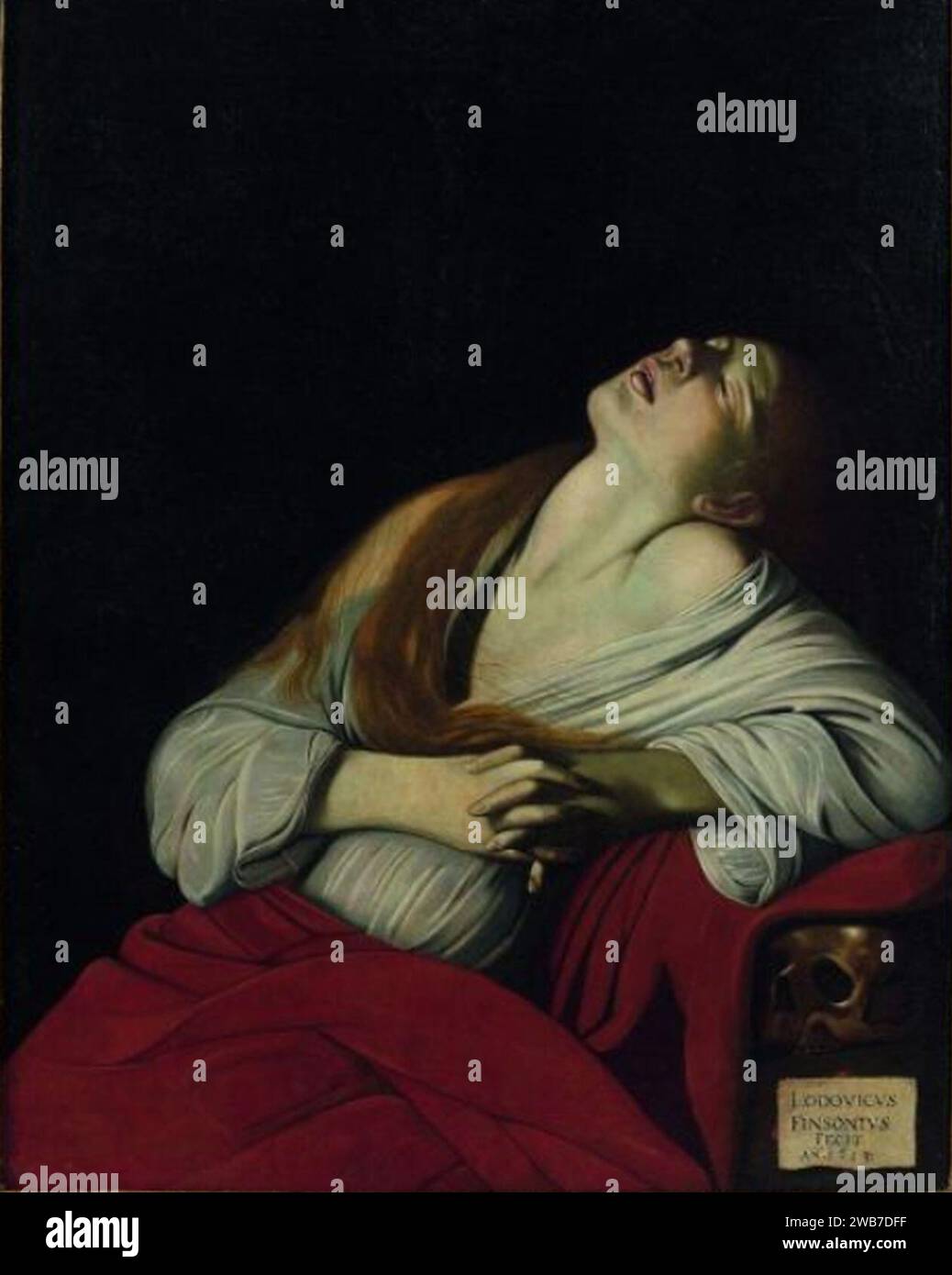 Louis Finson - Mary Magdalen in extasy Stock Photo - Alamy