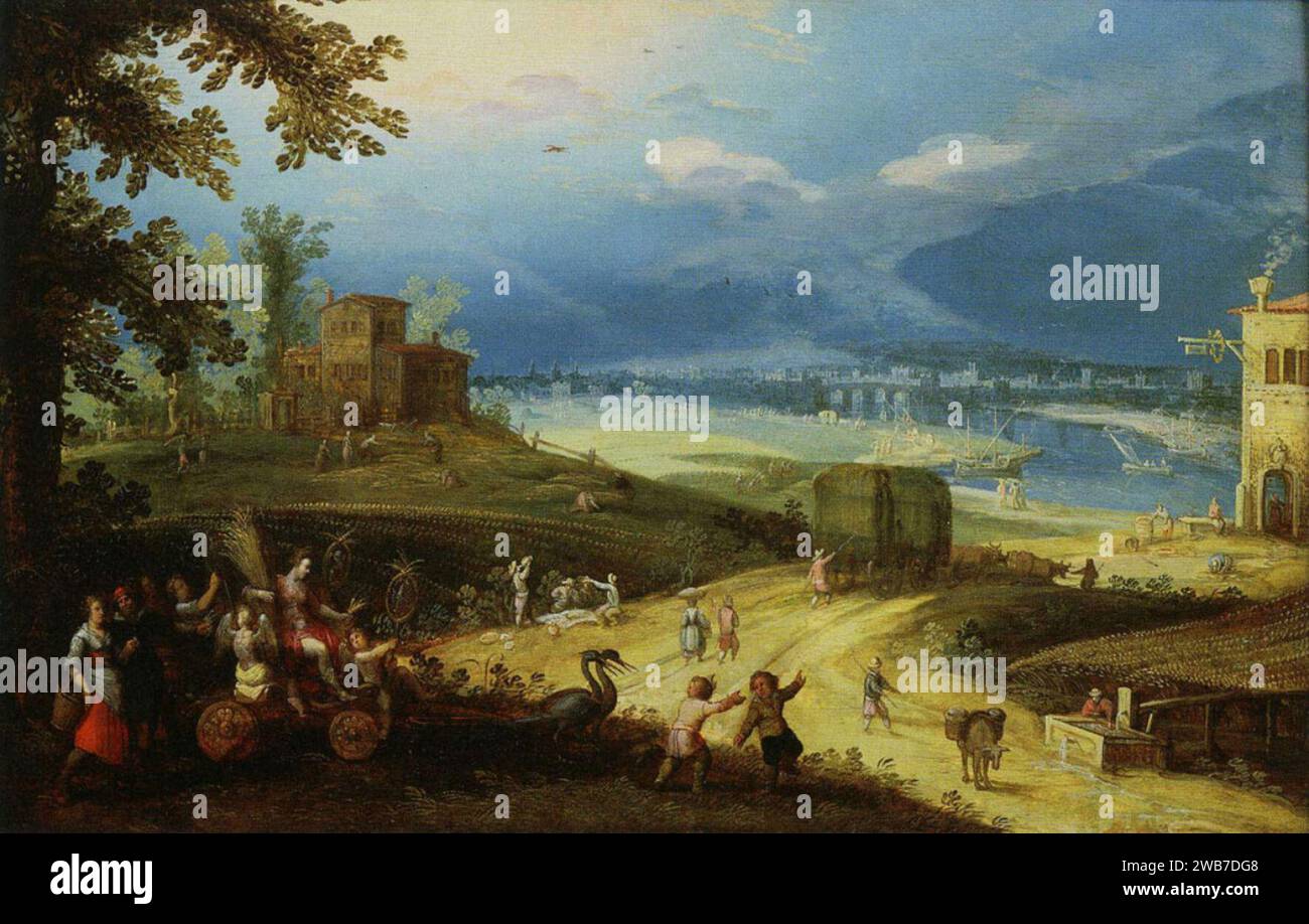 Louis de Caullery - Triumph of Summer Stock Photo - Alamy