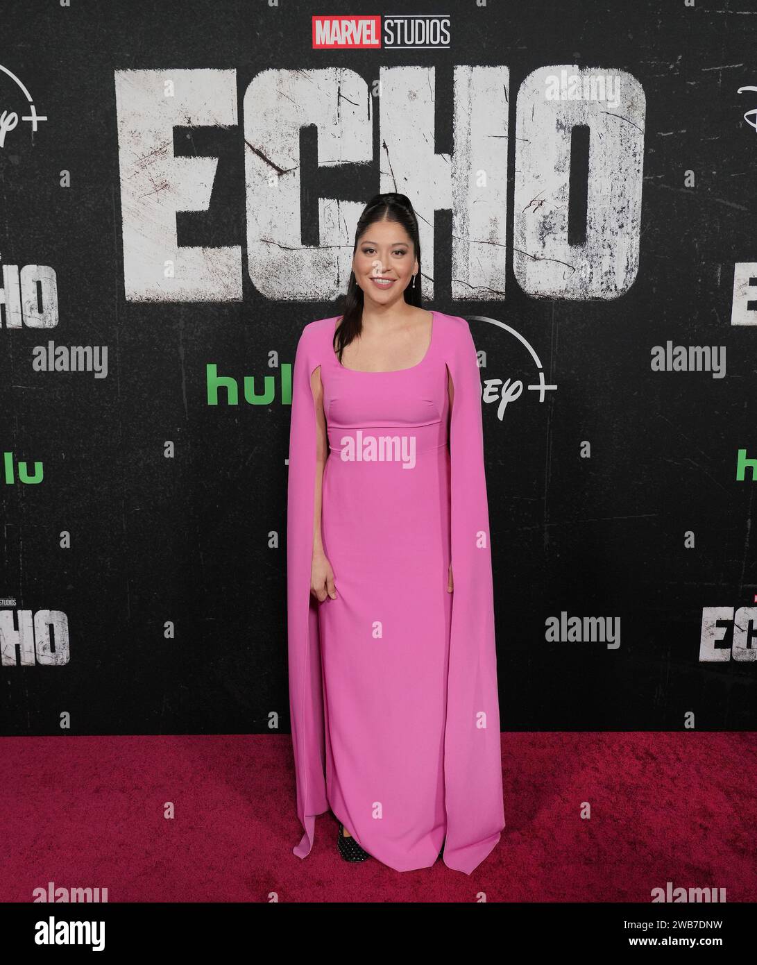 Alaqua Cox arrives at the Marvel Studios ECHO Launch Event held at the ...