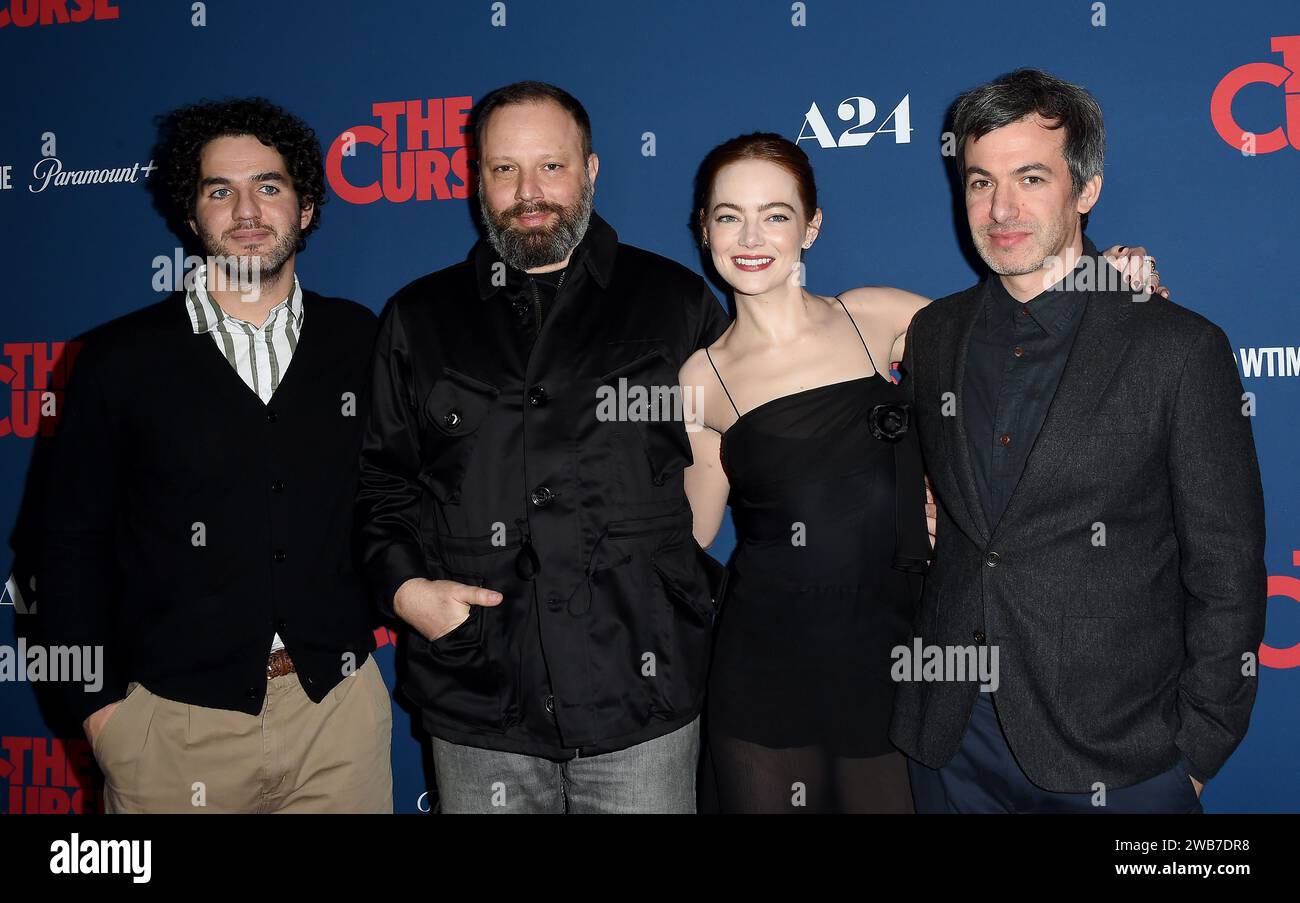 Beverly Hills, USA. 08th Jan, 2024. Benny Safdie, Yorgos Lanthimos ...
