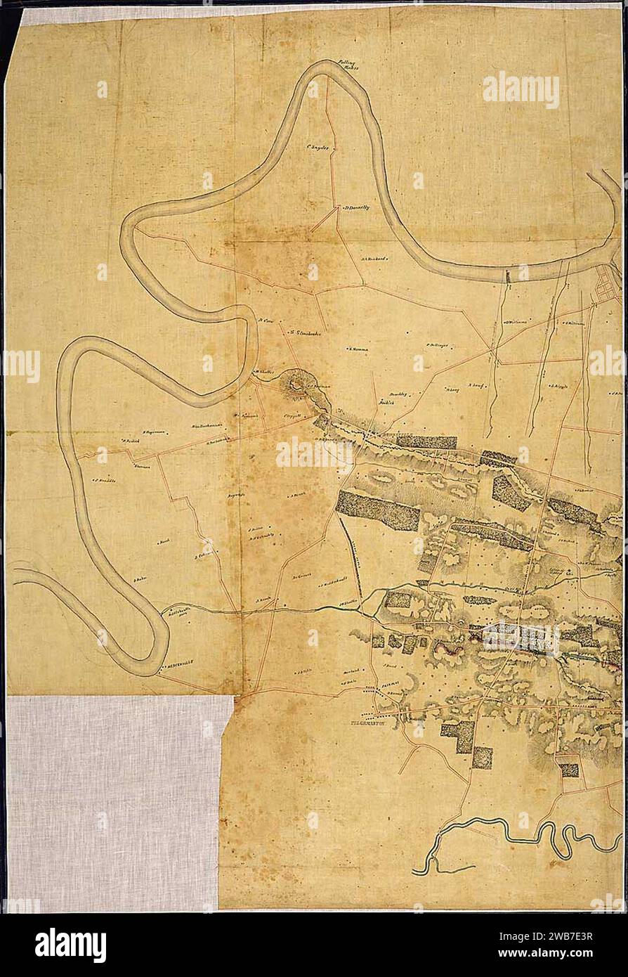 -Map of area in the vicinity of Hagerstown, Funkstown, and Williamsport ...
