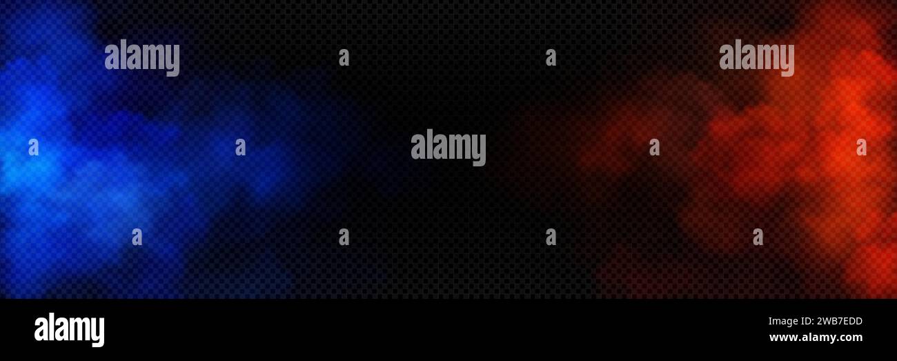 Smoke with red and blue neon light effect for mma or box fight poster ...