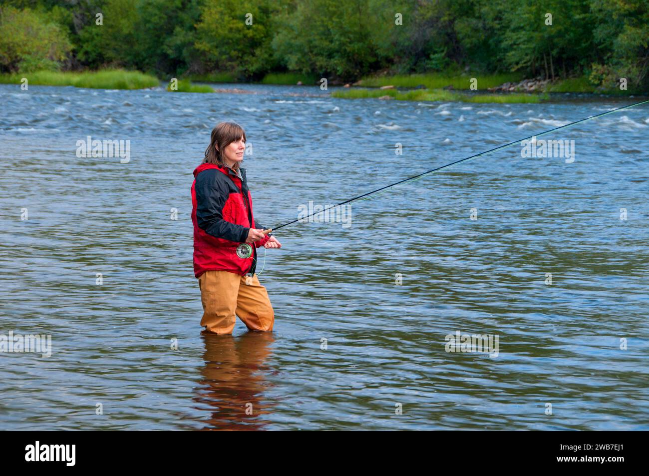 Flyfishing on Big Hole River, Divide Bridge Recreation Area, Butte ...