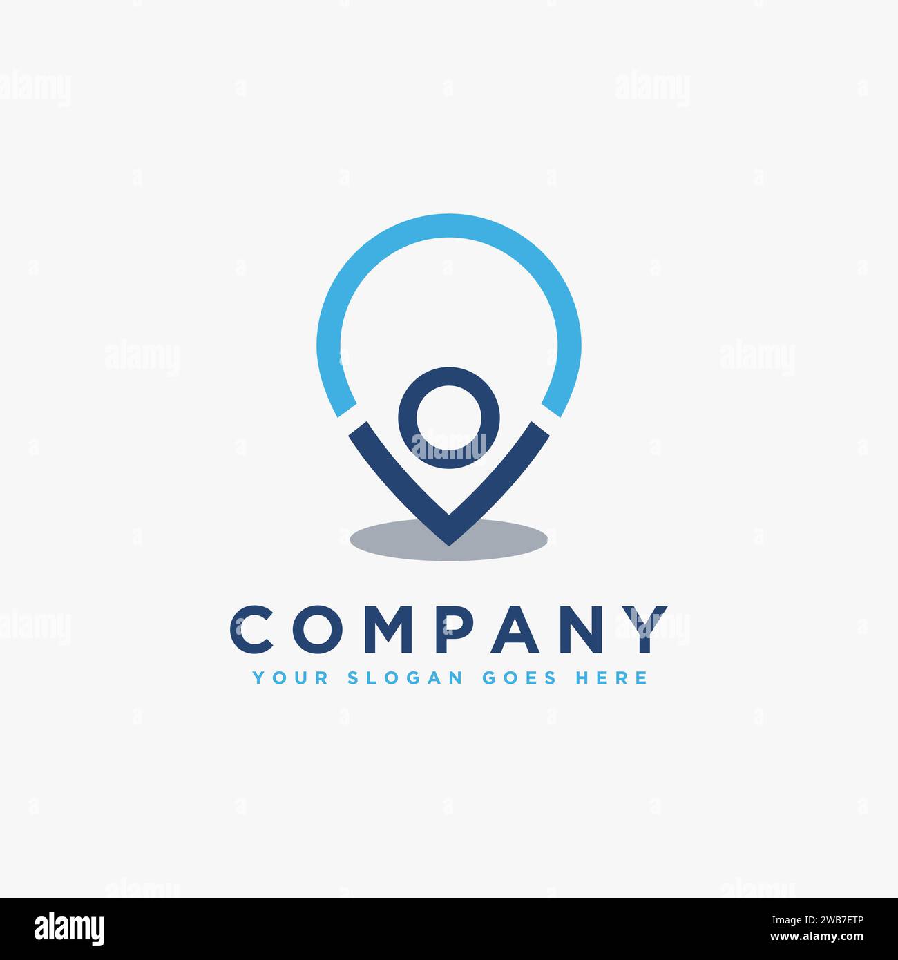 Location man logo hi-res stock photography and images - Alamy